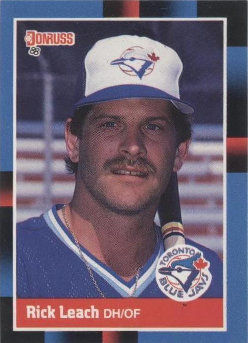 1988 Donruss - Rick Leach #518 Last Line Begins with Football for sale ...