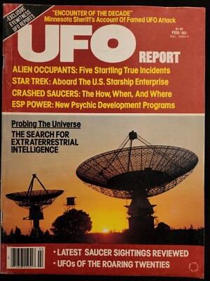 Vintage UFO Report Magazine Issue February 1980 | eBay