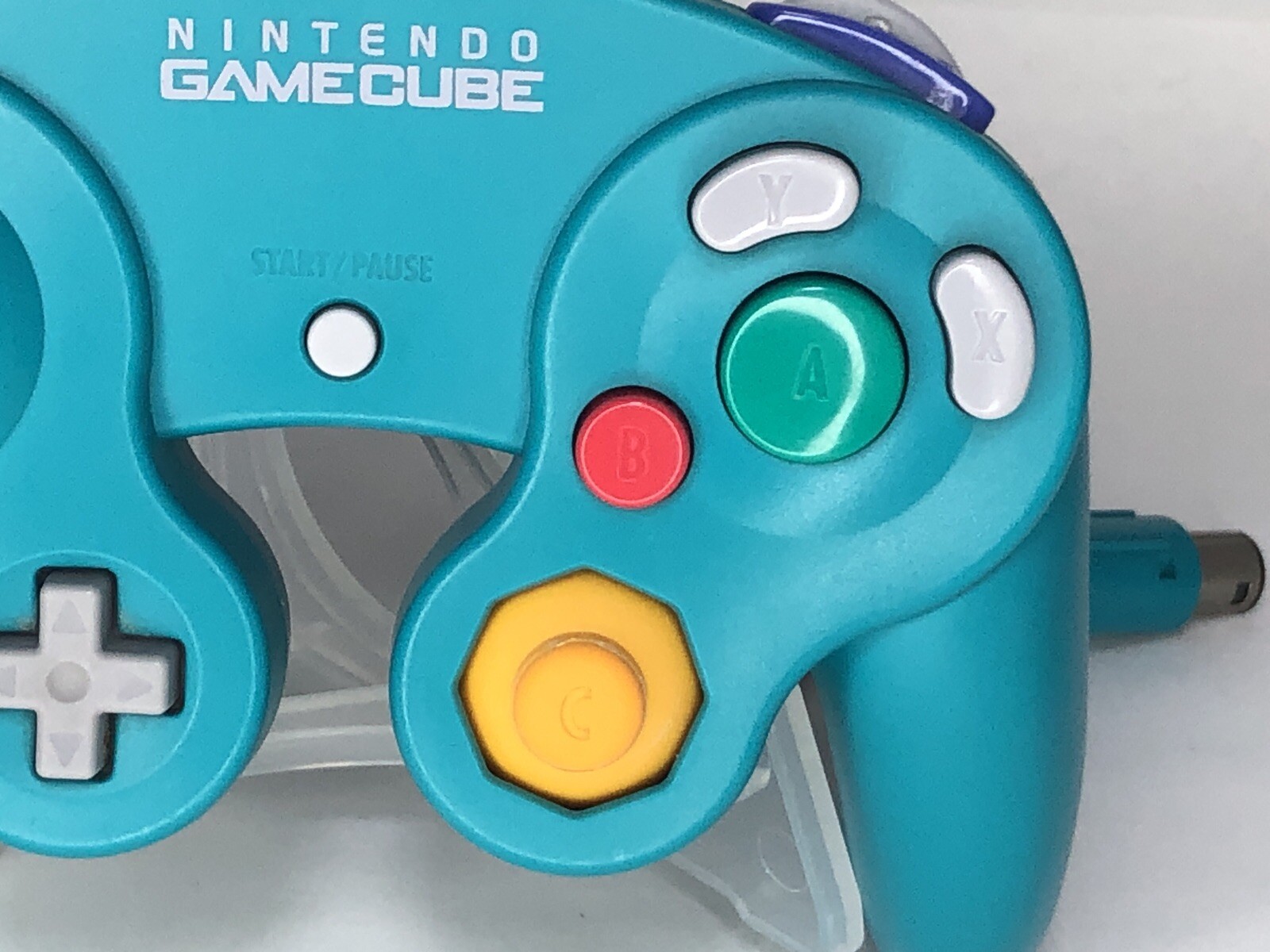 Nintendo GameCube Controller Emerald Blue DOL-003 Official Authentic GC ...