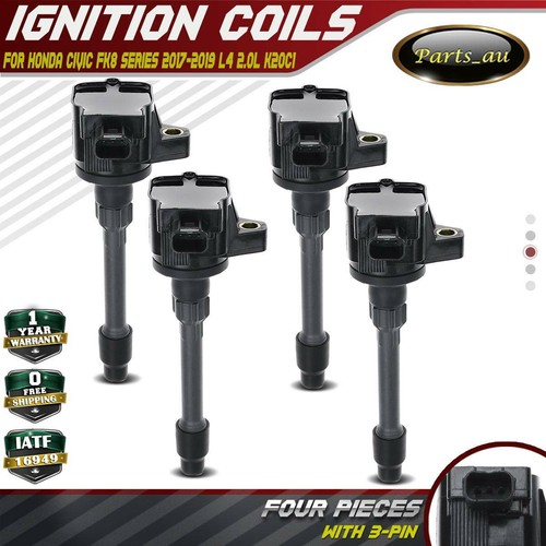 4x Brand New Ignition Coils Pack for Honda Civic FK8 2017-2019 L4 2.0L ...
