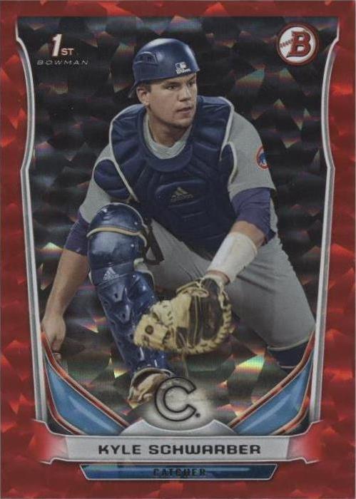 2014 Bowman Draft - Kyle Schwarber #DP2 Red Ice /150 (RC) for sale ...