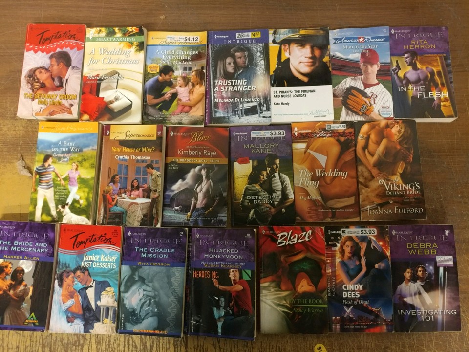 Lot of 20 Harlequin Romance Intrigue Suspense Special Intimate Book MIX ...