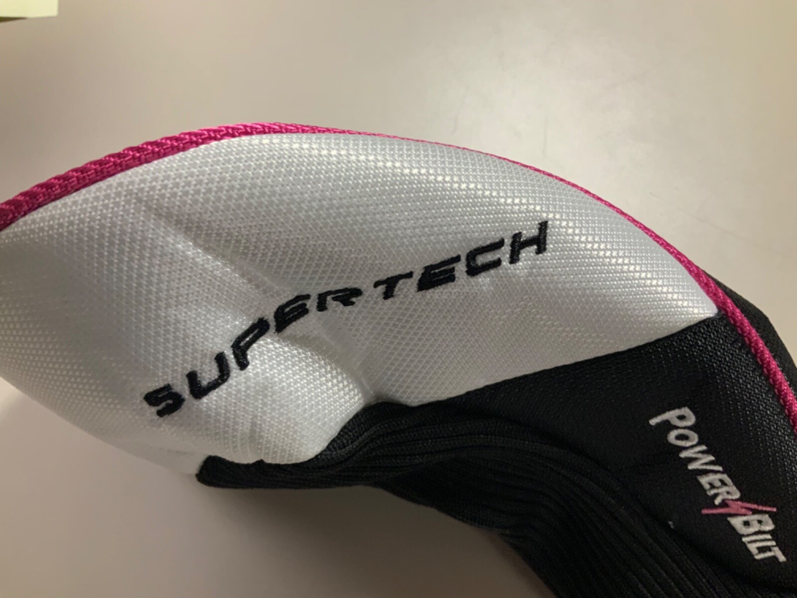 TPS Power Bilt SuperTech 1 Driver Head Cover Pink Black White | eBay