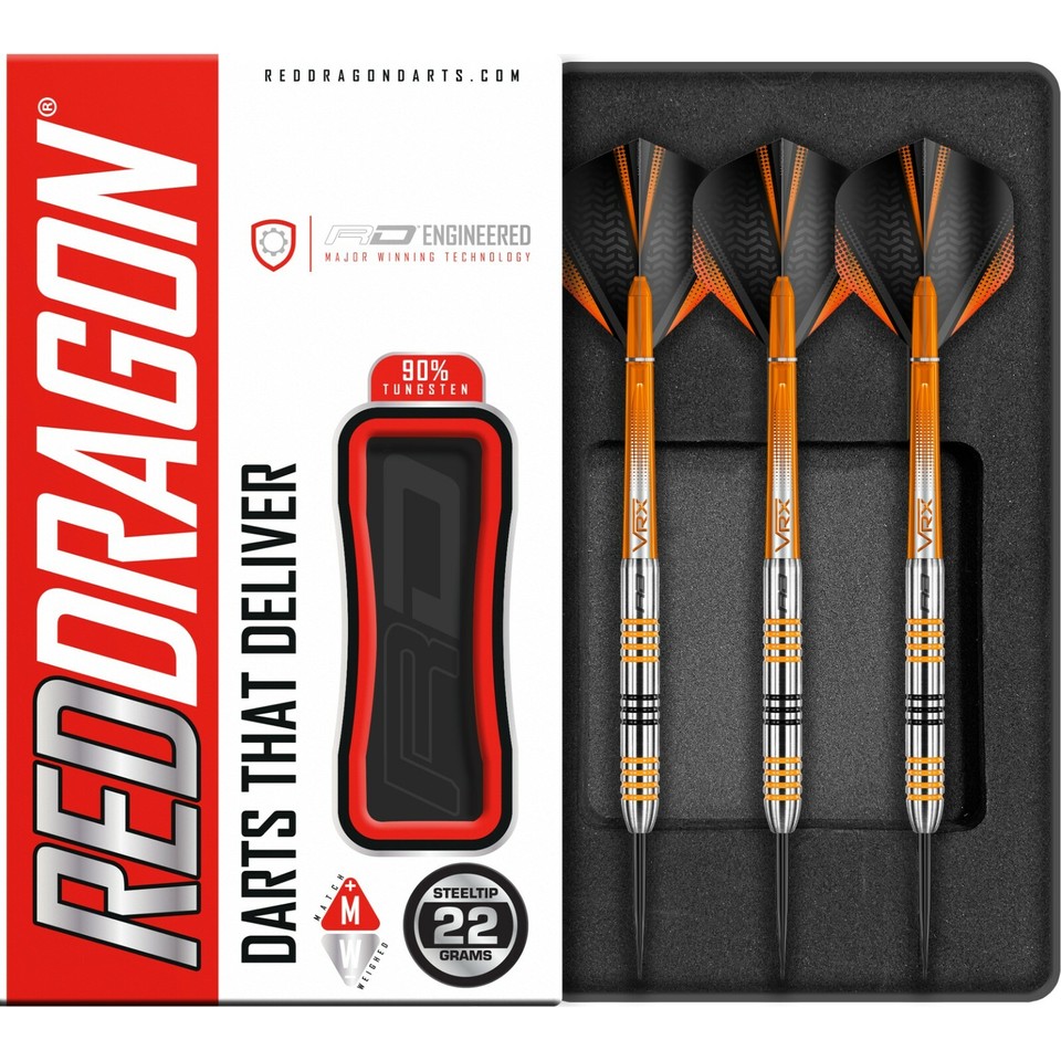 RED DRAGON Amberjacks Tungsten Darts Set 21g,22g,23g,24g,25g,26g,27g ...