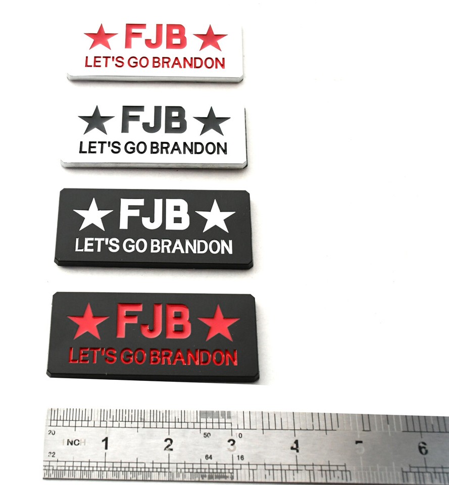 1x FJB Let's Go Brandon Emblems FJB Edition Truck Badge Car Sticker ...