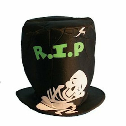 Halloween Top Hat Rest In Peace RIP Undertaker Fancy Dress Fabric ...