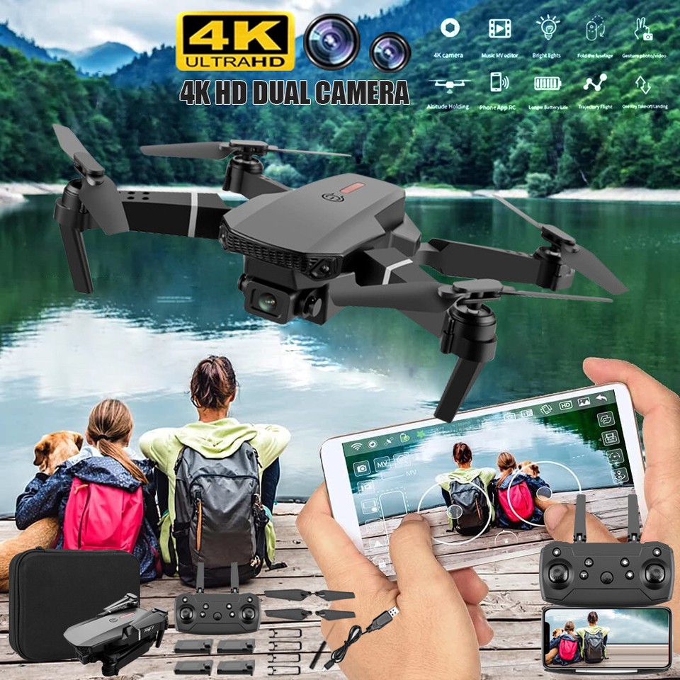 2025 New RC Drone With 4K HD Dual Camera FPV WIFI Foldable Quadcopter ...