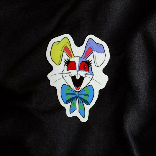 FNAF Five Nights at Freddys Vanny Head Bowtie Glossy Sticker | eBay