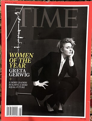 Greta Gerwig Time Magazine Woman Of The Year March 11 2024 Barbie Brand ...