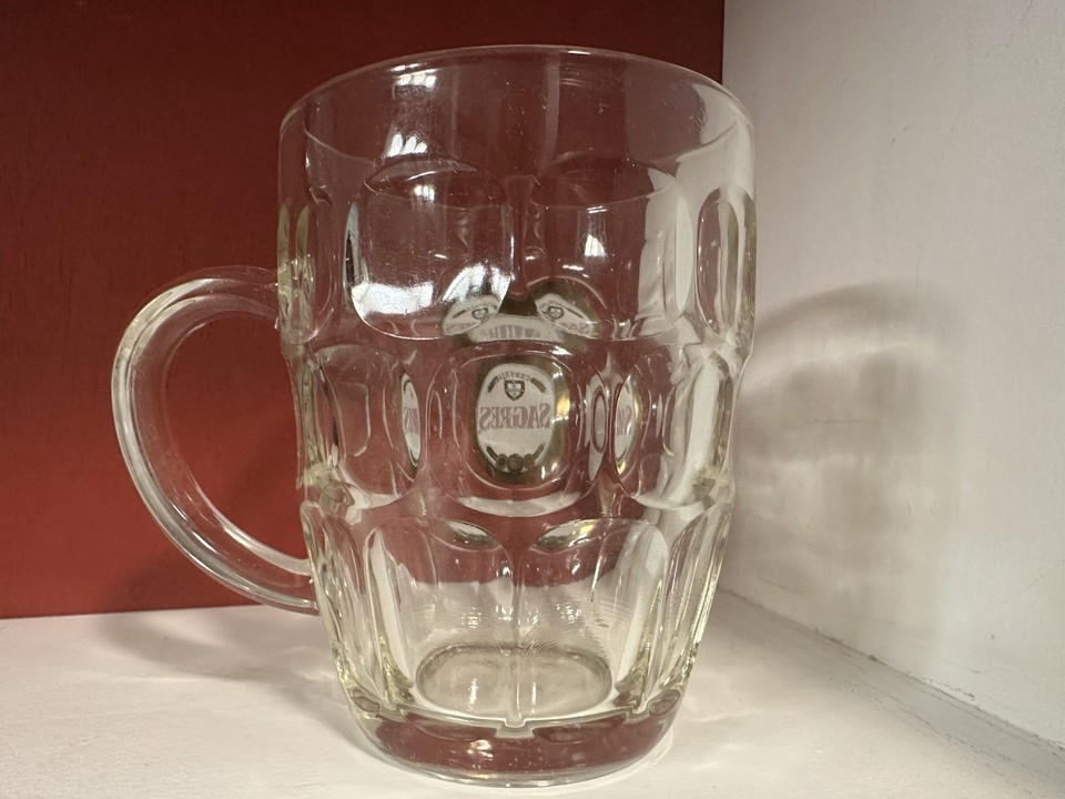 Sagres Beer - original Beer Glass Mug Cerveja Sagres Portugal SCC ...