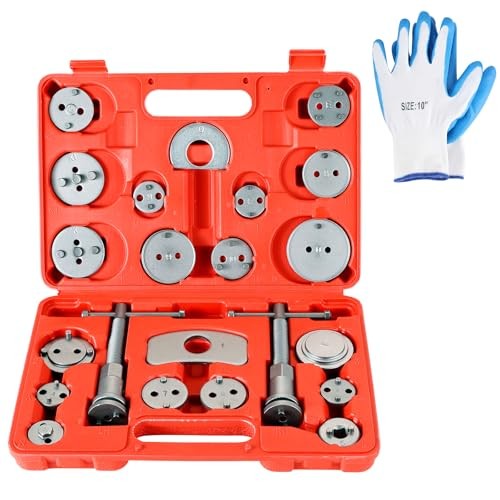 Universal Heavy-Duty Disc Brake Caliper Tool Kit 24pcs Wind Back Tool ...