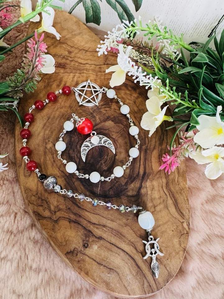 Freya Norse Goddess Fertility Rosary -Wicca Pagan Witch Healing Ritual ...