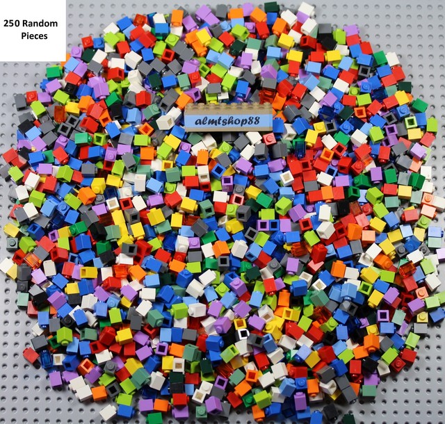 LEGO - 1x1 Basic Bricks Assorted Classic Trans Colors Mosaic Bulk Lot ...