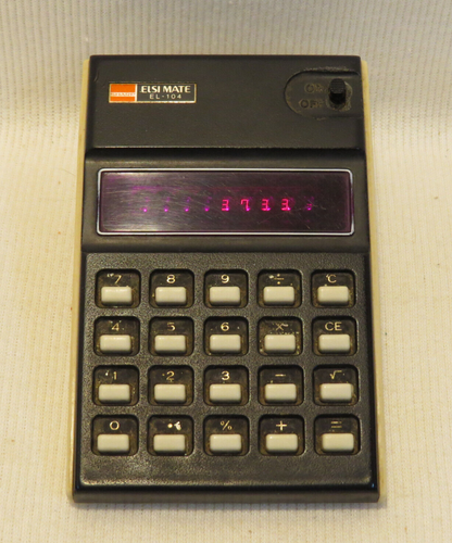 RARE Vintage SHARP ELSI MATE EL-104 Calculator WORKING! 1970s Retro Tech FUN! | eBay