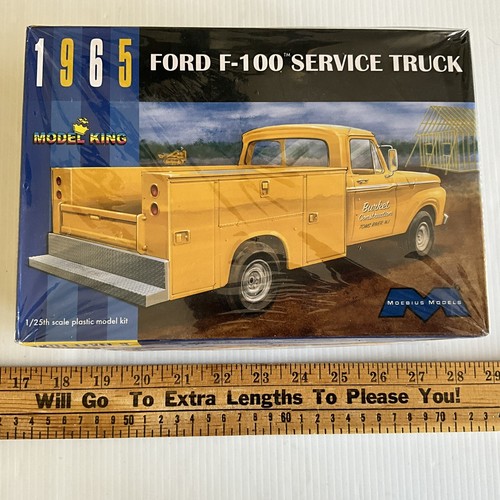 Moebius Model King 1235 1965 Ford F-100 Service Truck plastic model kit ...