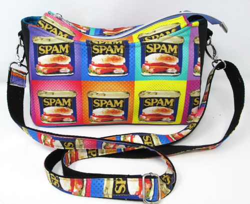 SPAM Purse Tiki Hawaiian Cross Body Bag Small Kitschy Pop Art ...