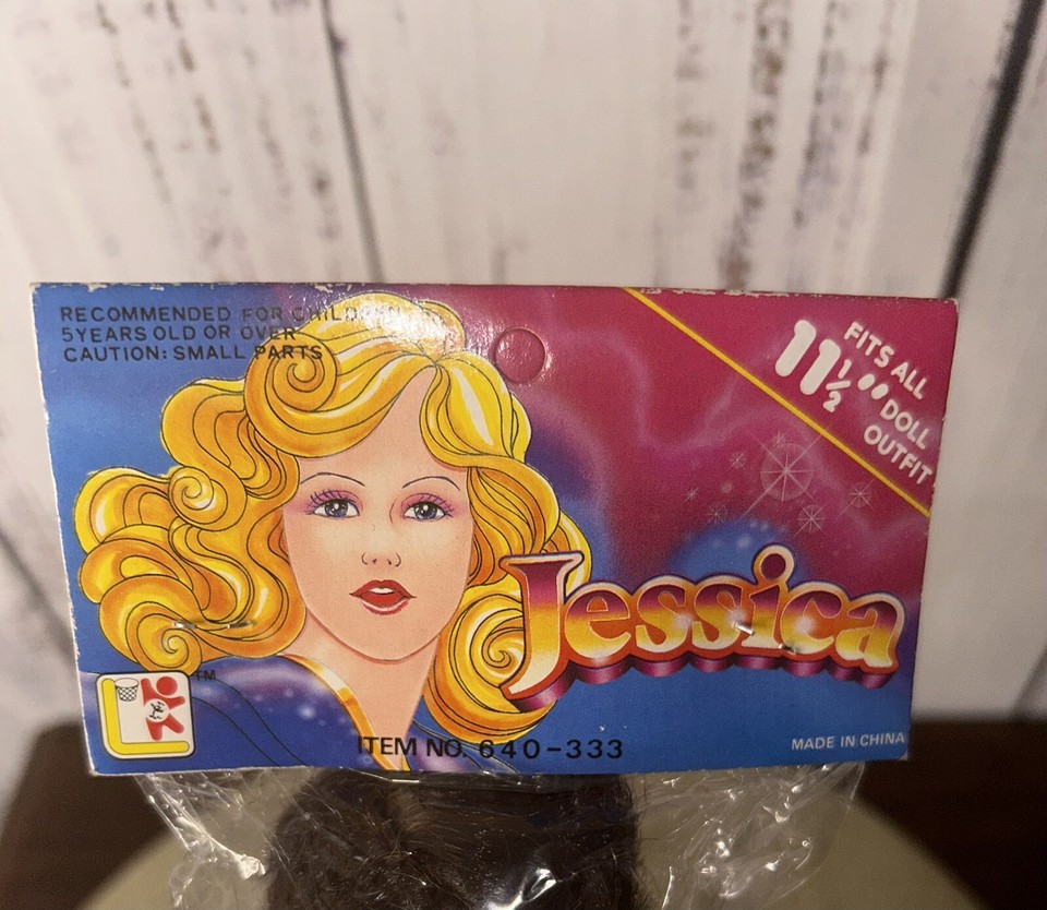 Vintage Jessica Barbie Clone Doll New In Original Package 11.5 In Green ...