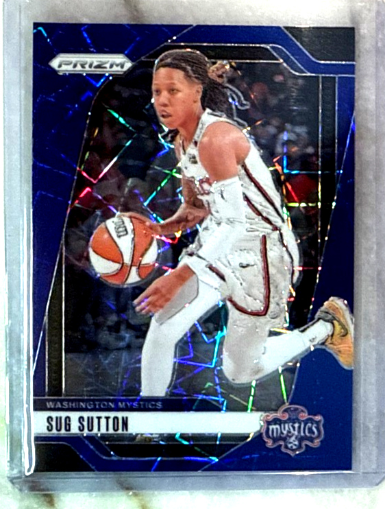 Sug Sutton 2024 Panini Prizm WNBA Blue Velocity Prizm Card-#51 ...