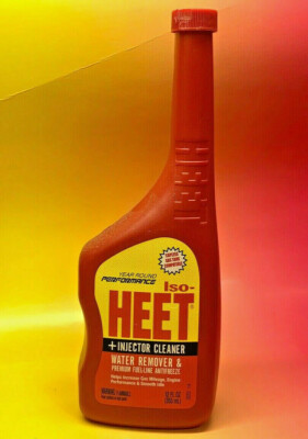 ISO-HEET Fuel-line Antifreeze Water Remover and Injector Cleaner 12oz ...