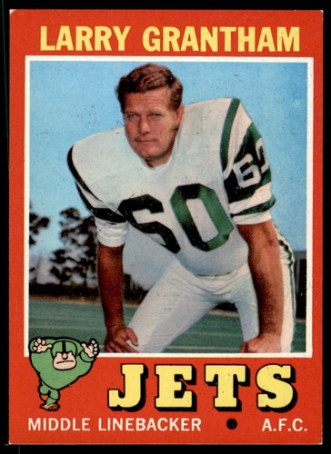 1971 TOPPS LARRY GRANTHAM NEW YORK JETS #228 | eBay