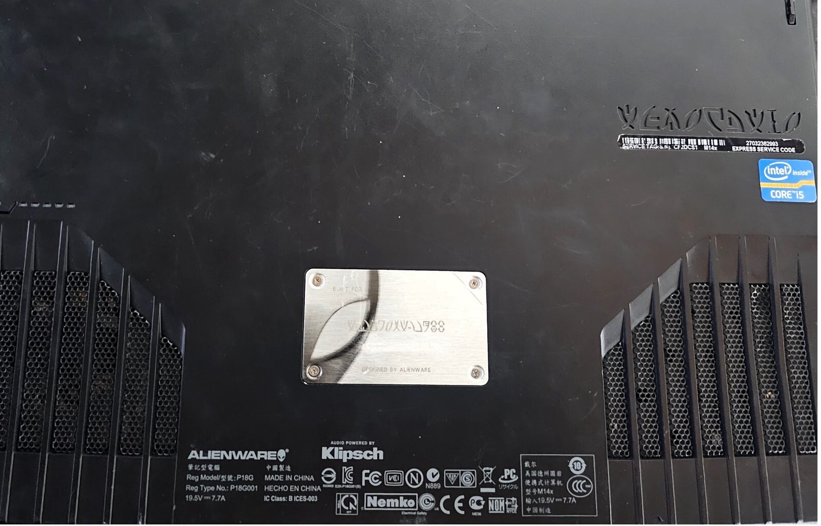 Alienware M14x R2 14" Laptop i5 10GB RAM, 400GB SSD,NVIDIA GT 555M | eBay