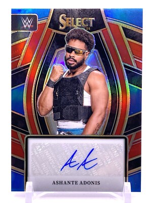 2024 Panini Select WWE Red Prizm Auto ASHANTE ADONIS /99 SmackDown #SL ...