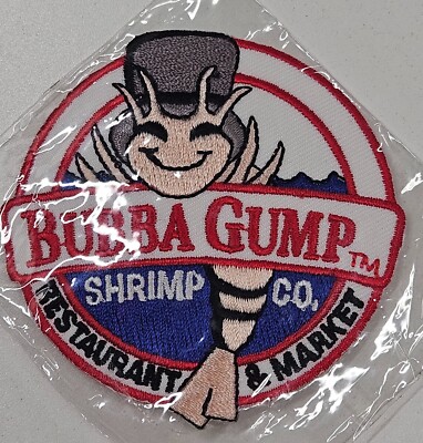Bubba Gump Shrimp Co. Restaurant & Market Collector's Iron-On Patch NEW-(sc) | eBay