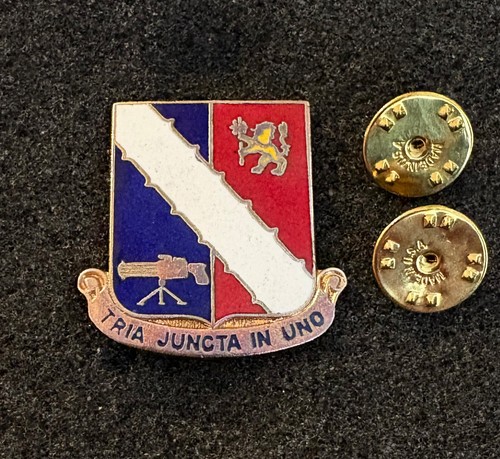 US Army 3rd Machine Gun Bn CB NHM DUI DI Insignia Crest Pin | eBay