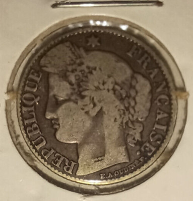 1872 France 50 centimes silver coin | eBay