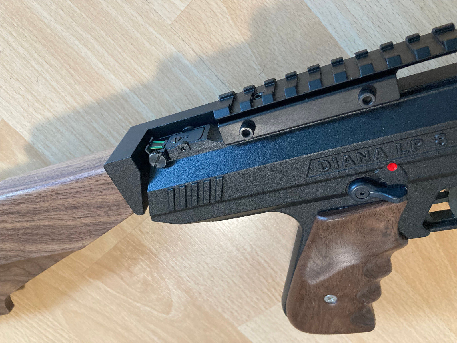 Walnut wood stock for RWS Diana LP8 Magnum air pistol | eBay