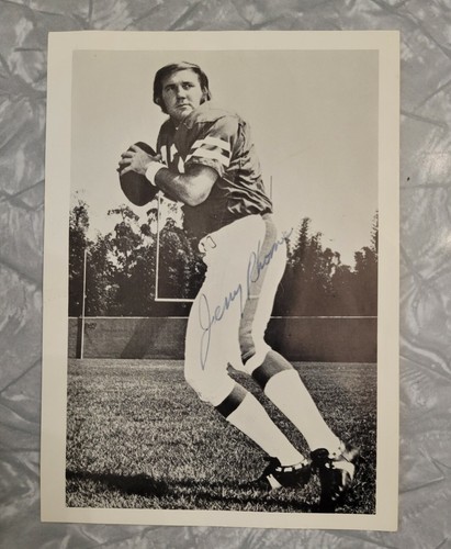 Vintage Football Quarterback Jerry Rhome Signed Autographed Photo | eBay