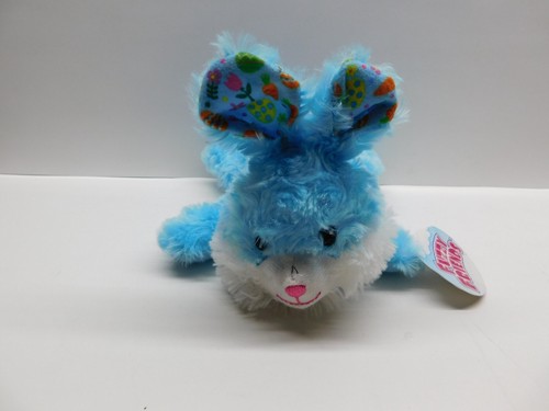 Greenbrier Fuzzy Friends EASTER BUNNY RABBIT 9" Blue Textured Plush ...