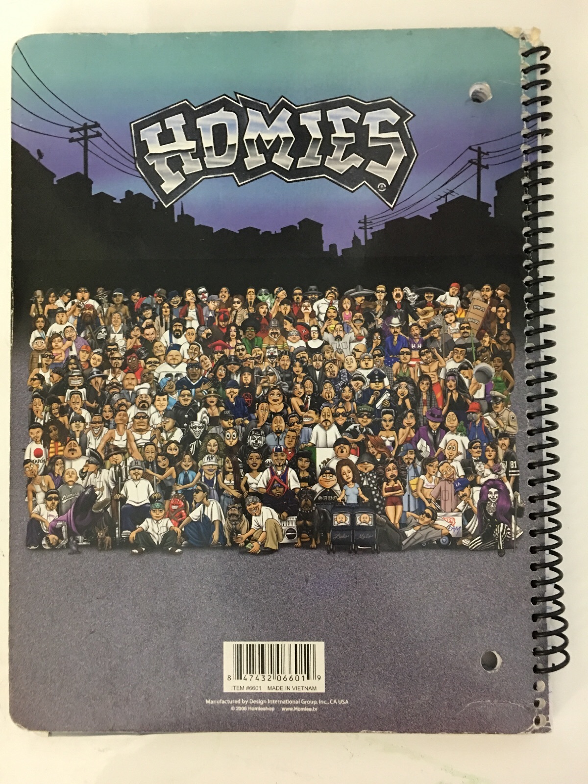 HOMIES SPIRAL NOTEBOOK ***RARE*** | eBay