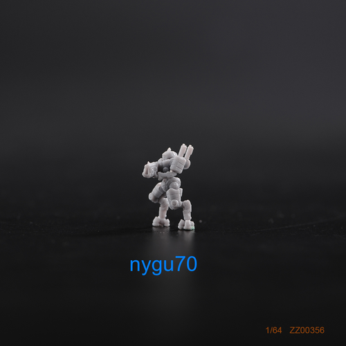 1/64 Unpainted Doll Destroyer Soldier Minatures Scene Figures Model For ...