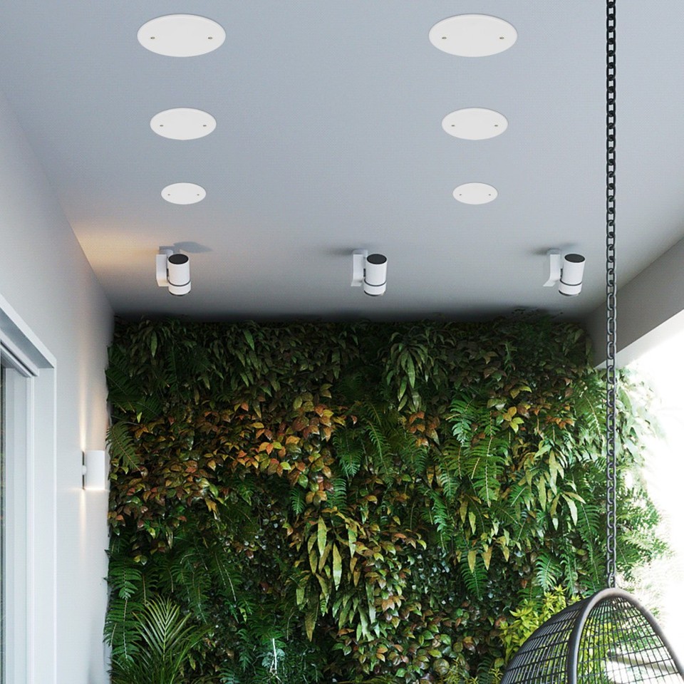 4pcs Ceiling Hole Covers Round Covering Plates Circular Ceiling Blank ...