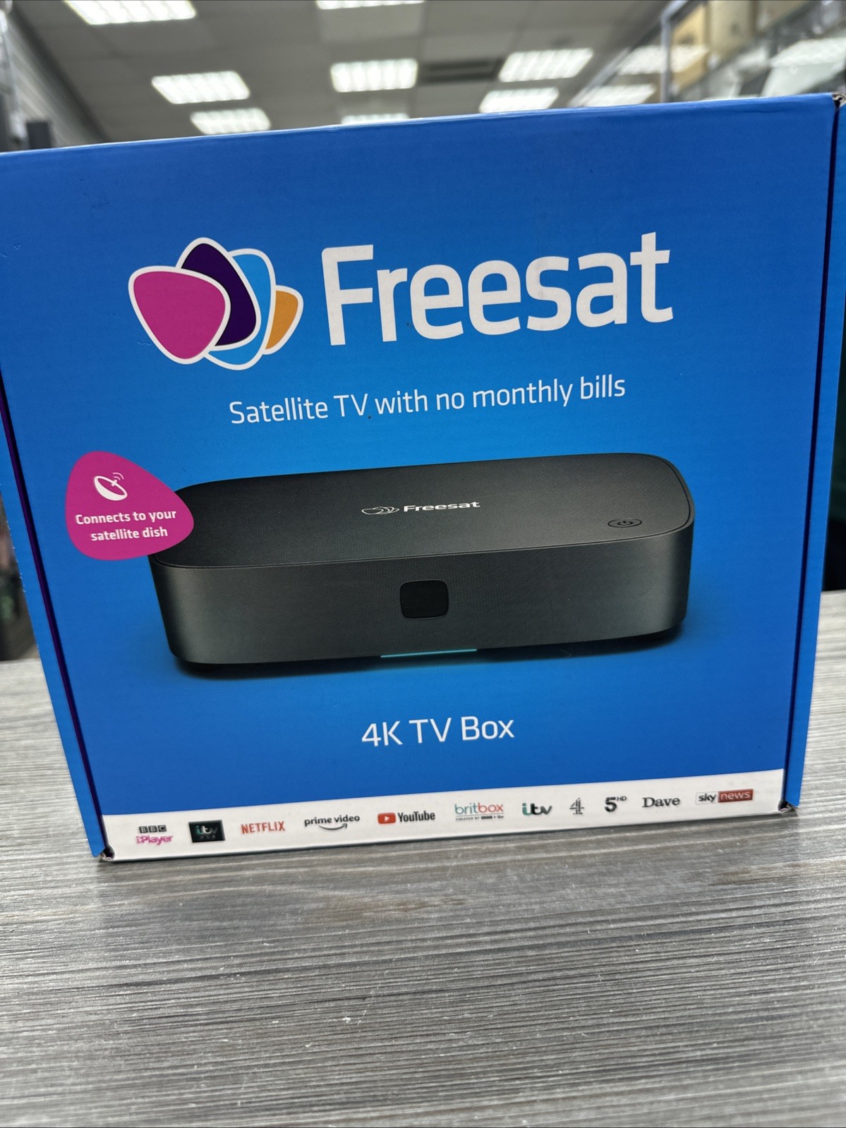 FREESAT BOX UHD 4K SMART SET TOP BOX FREE TO AIR TV BRAND NEW | eBay UK