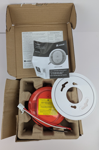 Kidde 20SA10 Hardwired Smoke Detector, 10-Year Battery ...
