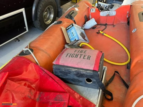 Zodiac Hurricane H380 11' Fire Rescue Boat Inflatable Rescue Fishing ...