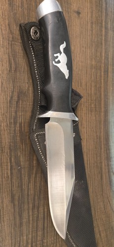 * TIMBER WOLF * ~ FIXED BLADE 11" KNIFE with / SHEATH (6" Blade) | eBay