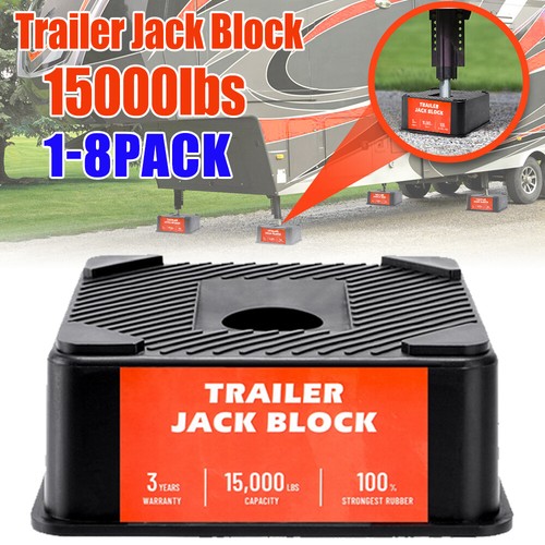 NEW Trailer Jack Block Stabilizer Blocks 15000lbs Levelers For RV ...