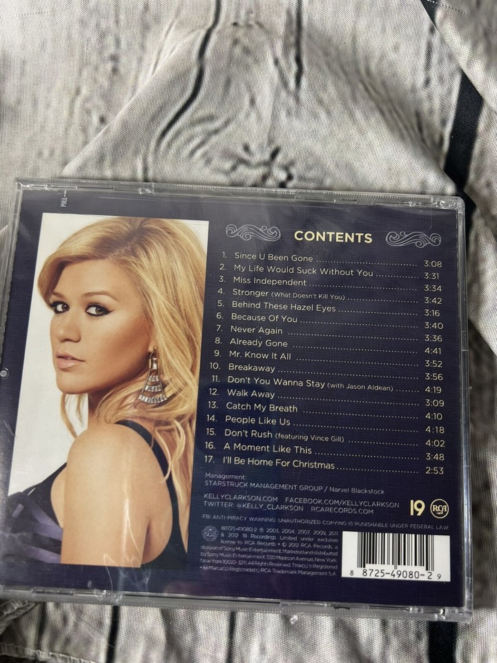 New Kelly Clarkson Greatest Hits Chapter 1 Sealed CD -AA1 887254908029 ...