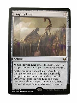 MTG CLB: Fraying Line (Artifact) Regular Rare 314/361 | eBay