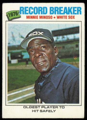 1977 TOPPS MINNIE MINOSO - RECORD BREAKER #262 VG/EX | eBay