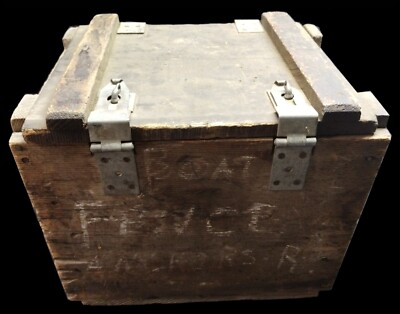 Vintage Military Wooden Ammo Crate for 37mm Auto Gun H.F. M54::EMPTY | eBay