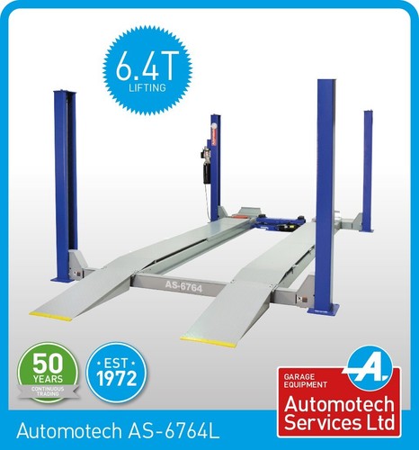 4 POST CAR LIFT / FOR WHEEL ALIGNMENT / VEHICLE RAMP / WITH JACK BEAM ...