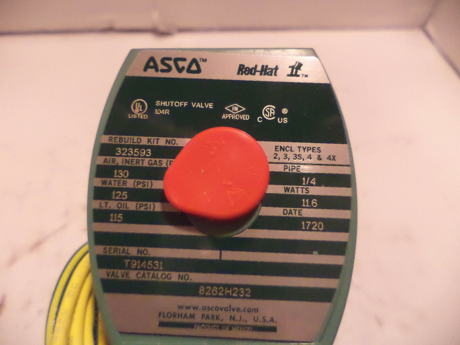 ASCO 8262H232 General Service Solenoid Valve for sale online | eBay