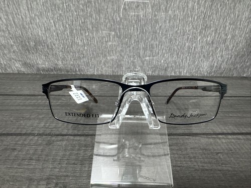 Randy Jackson RJ 1064 300 Navy Extended Fit Eyeglass Frames 57 18 150 ...