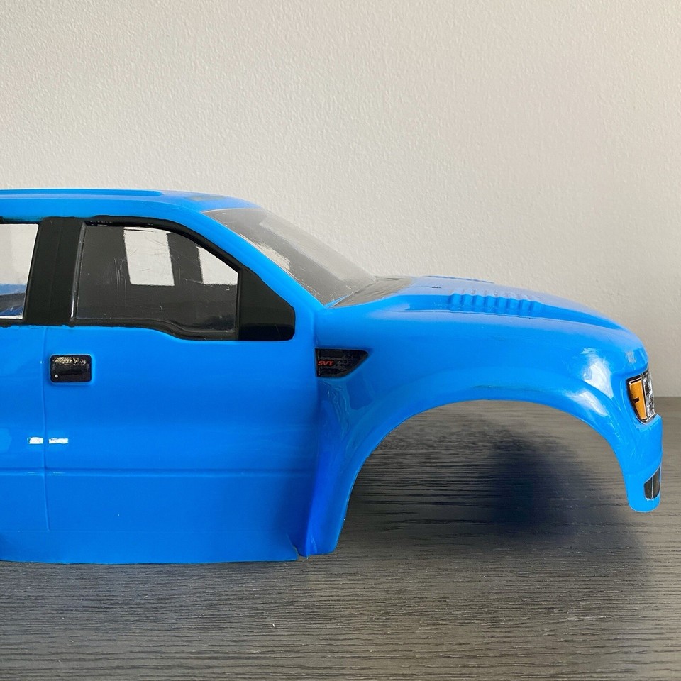 Traxxas 1/10 Ford F150 SVT Raptor Pickup Truck Blue Body Shell for ...