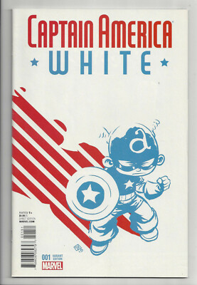 CAPTAIN AMERICA WHITE #1 SKOTTIE YOUNG VARIANT Bucky Marvel 2015 NM- NM ...