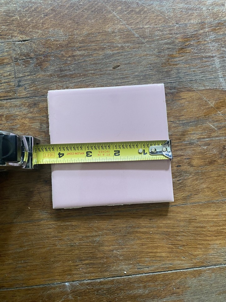 Stylon VENETIAN PINK (235) 4.25x4.25 inch Vintage Ceramic Tile | eBay